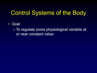 homeostasis and changes happening in body and feedback. | PPT