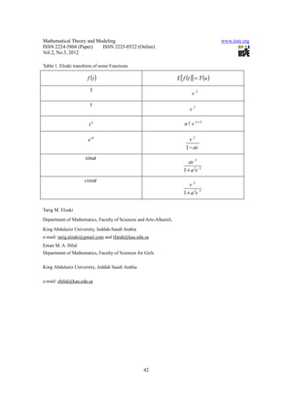 Homotopy perturbation and elzaki transform for solving nonlinear partial differential equations ...