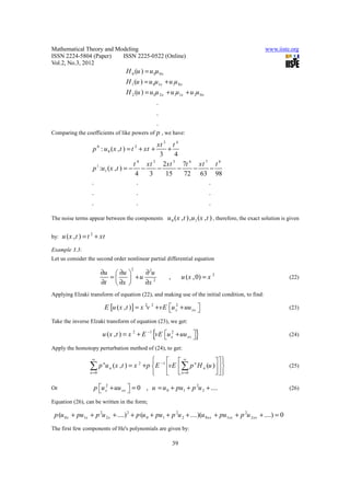 Homotopy perturbation and elzaki transform for solving nonlinear partial differential equations ...