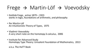 Intoduction to Homotopy Type Therory | PPTX