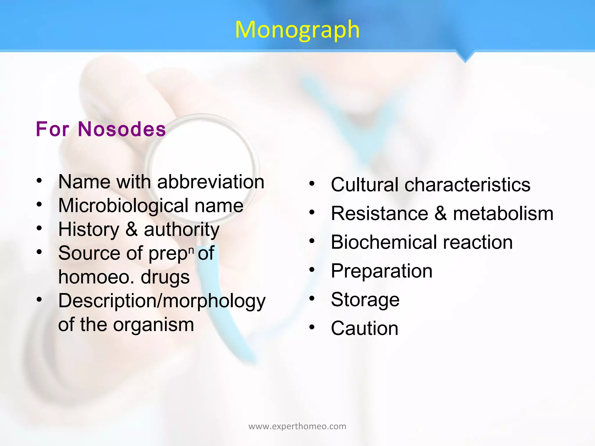 Homoeopathic Pharmacopoeia | PPT