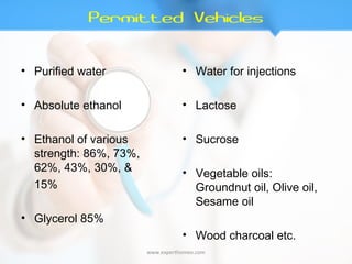 Homoeopathic Pharmacopoeia | PPT