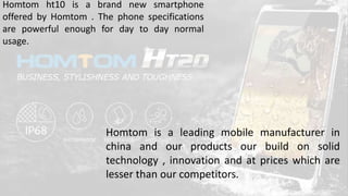 Homtom ht10 | PPTX