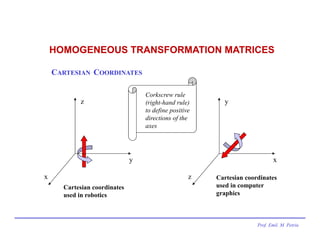 Homogrneous Transformation Matrix ppt presentation | PDF | 3-D Graphics ...