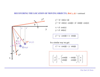 Homogrneous Transformation Matrix ppt presentation | PDF | 3-D Graphics ...