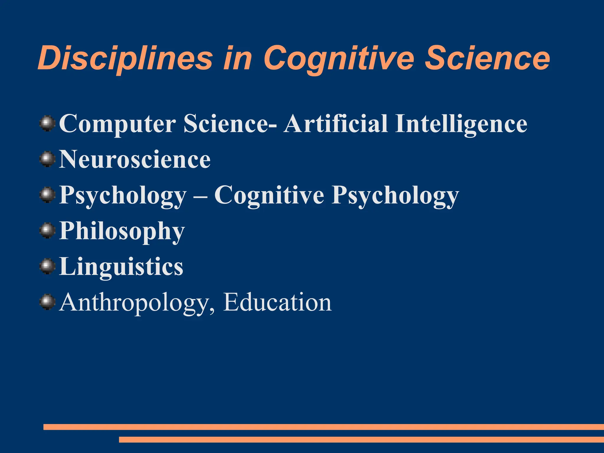 Overview and history of cognitive science | PPT | Artificial Intelligence | Technology & Computing