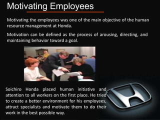 Honda-Management and Technical Aspects | PPTX