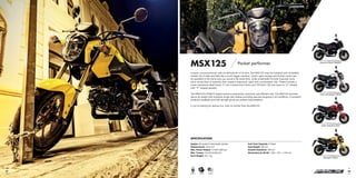 Honda cb125 Northern Ireland f brochure | PDF