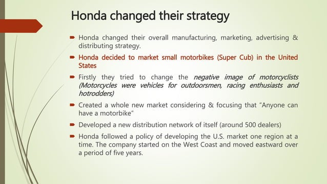Honda Corp. | PPTX | Motorcycle Sports | Auto Racing