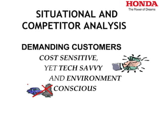Honda family 4wd marketing strategies | PPT