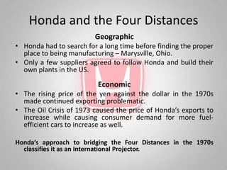 Honda International Case Study | PPTX