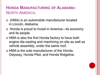 Honda-International business mgt | PPTX