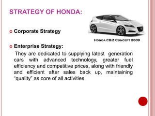 Honda-International business mgt | PPTX