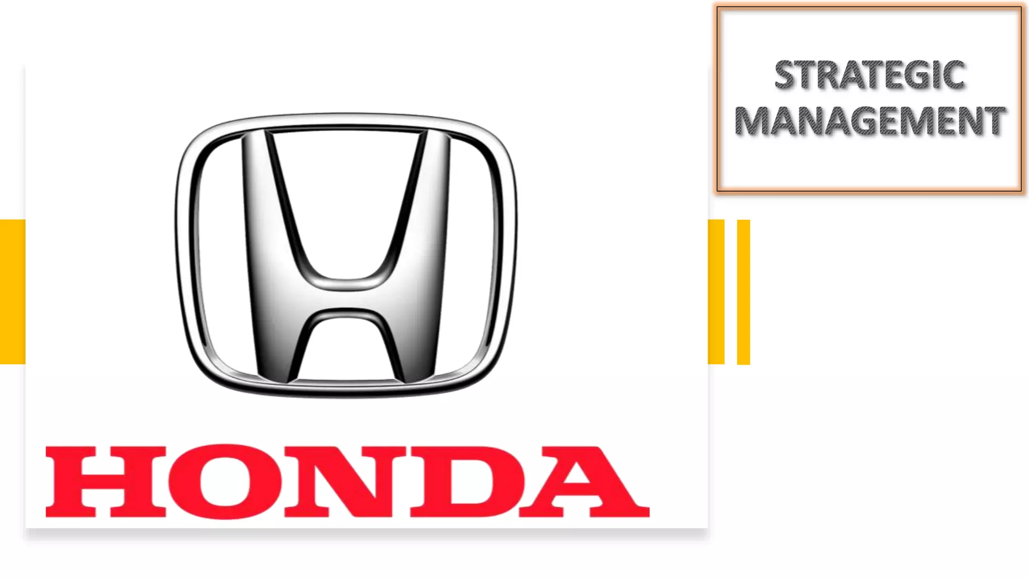 Honda strategy ppt | PPTX