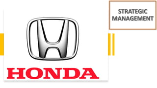Honda strategy ppt | PPTX