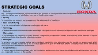 Honda strategy ppt | PPTX