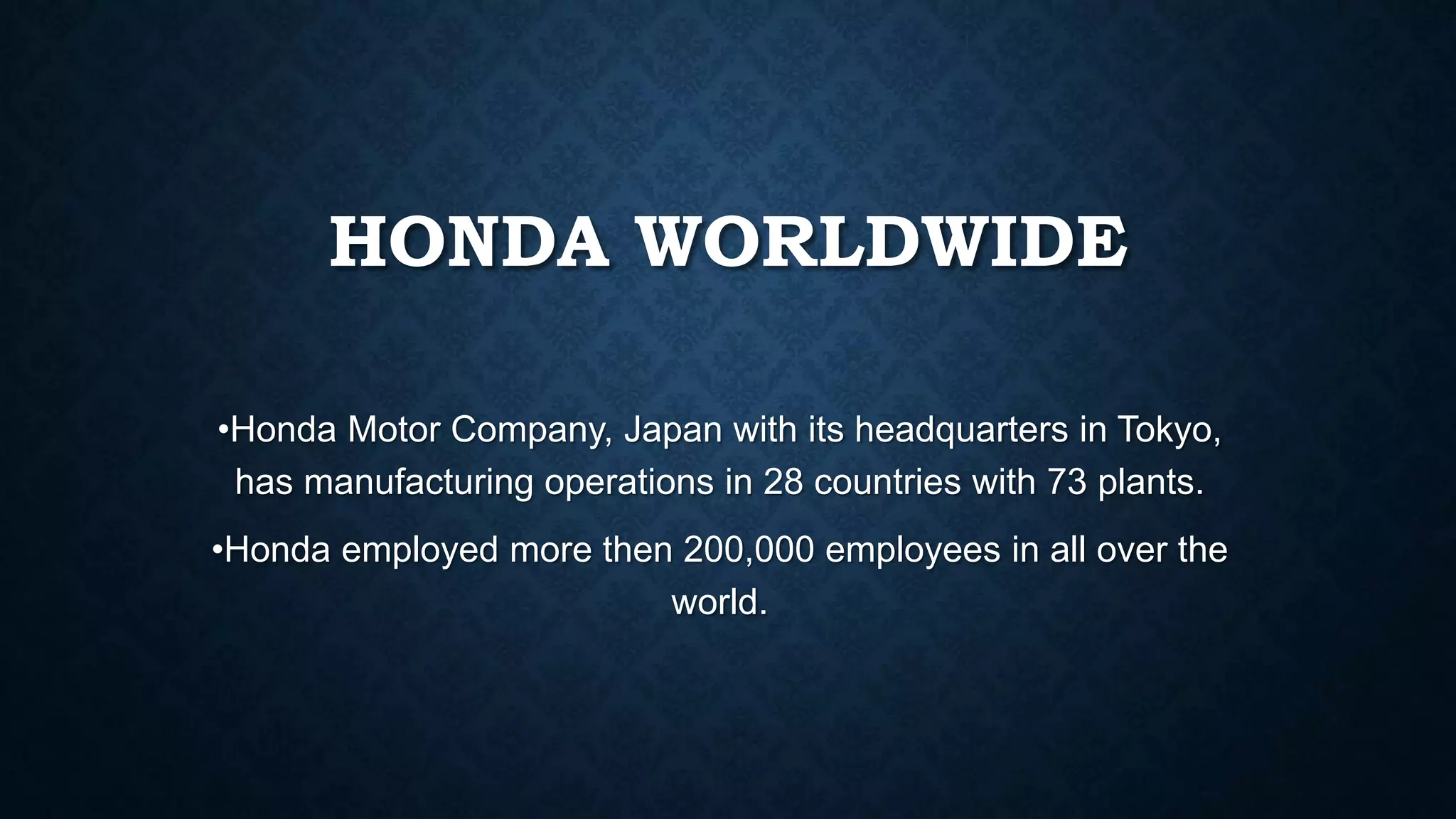 Honda SWOT Analysis | PPTX | Automotive Industry | Industries