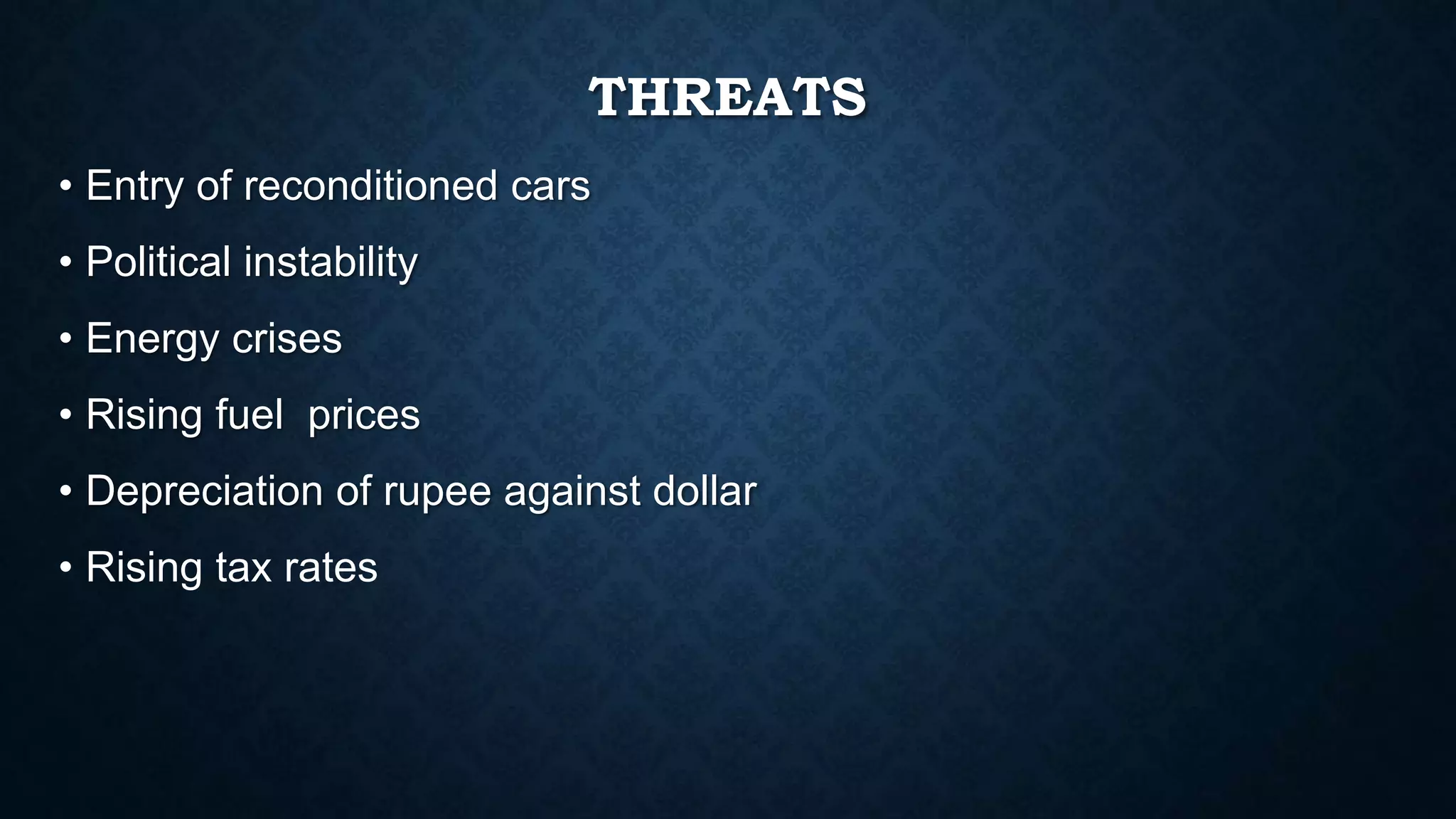 Honda SWOT Analysis | PPTX | Automotive Industry | Industries