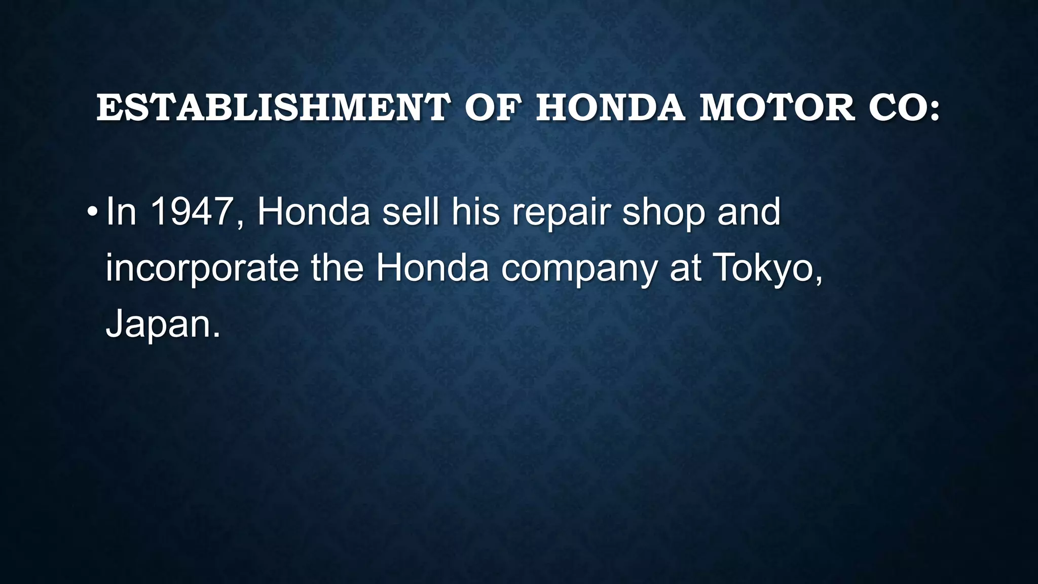 Honda SWOT Analysis | PPTX | Automotive Industry | Industries
