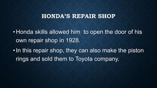 Honda SWOT Analysis | PPTX | Automotive Industry | Industries