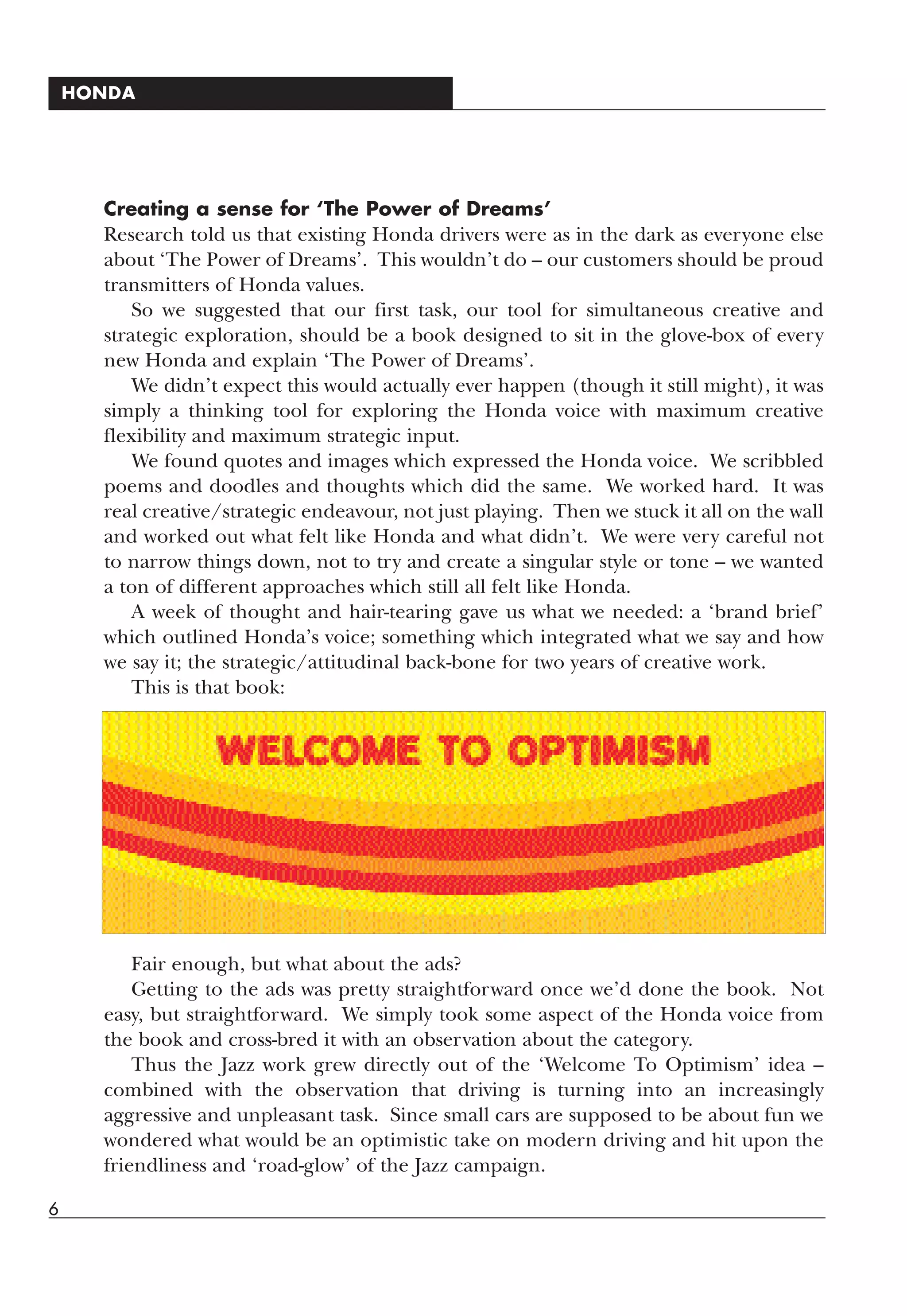 Honda 2003 APG Awards Russell Davies | PDF