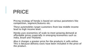 Honda activa consumer behaviour | PPTX