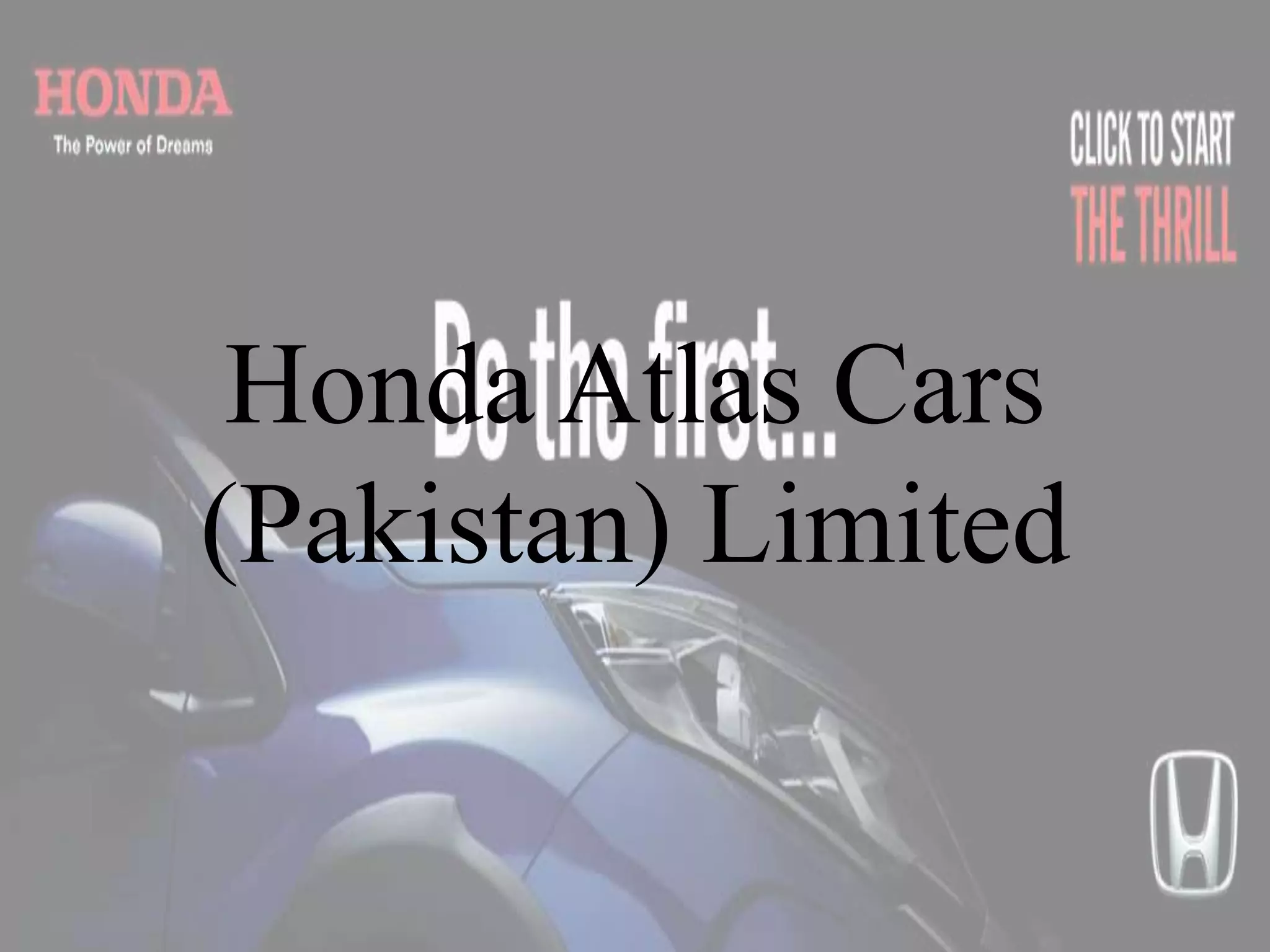 Honda atlas cars | PPTX