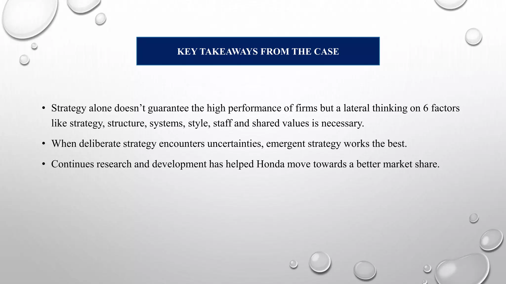 A case study on Honda | PPTX