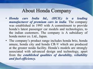 Honda city | PPTX