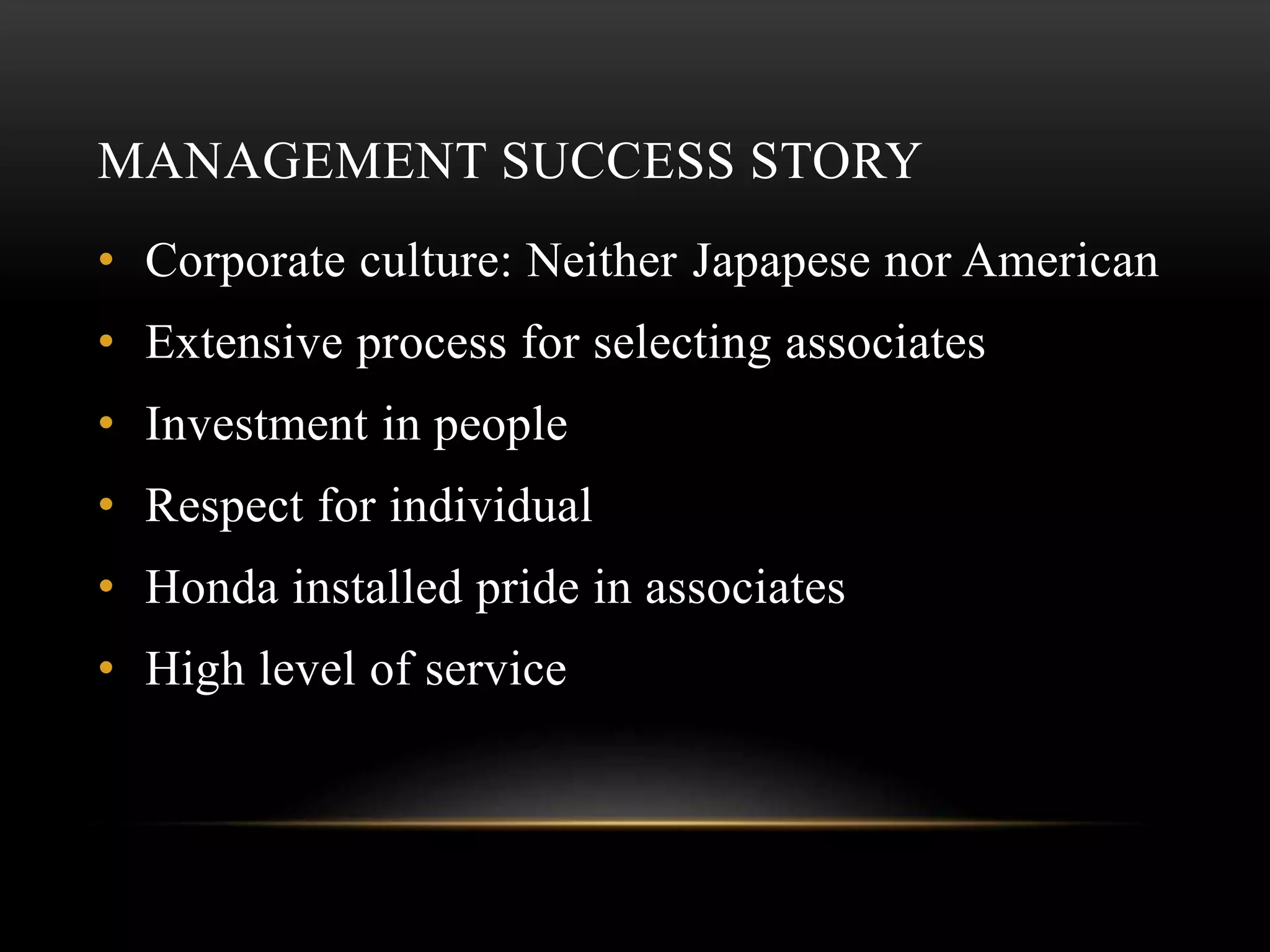 Honda in north america | PPTX