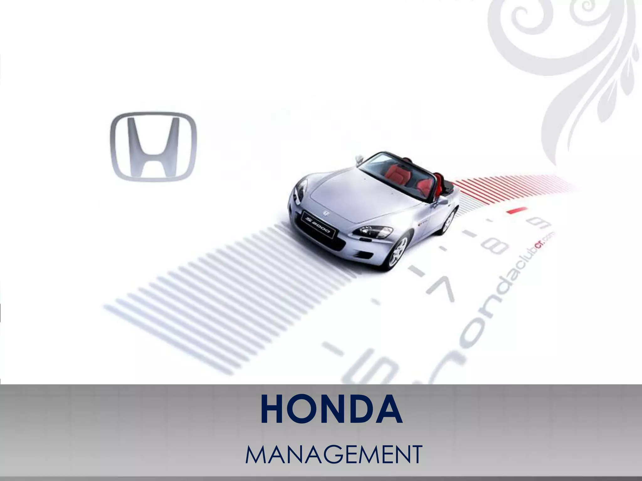 Honda (Management) | PPTX