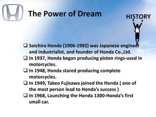 Honda (Management) | PPTX