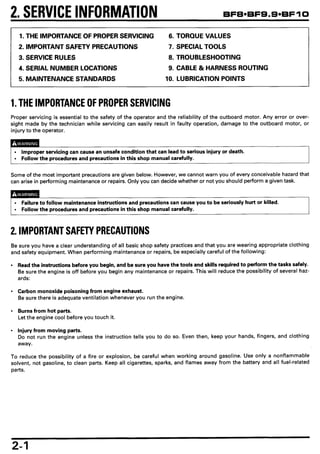 Honda marine outboard bfp8 b service repair manual | PDF