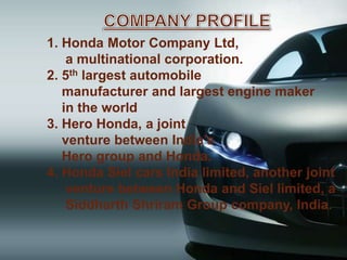 Honda Motors | PPTX