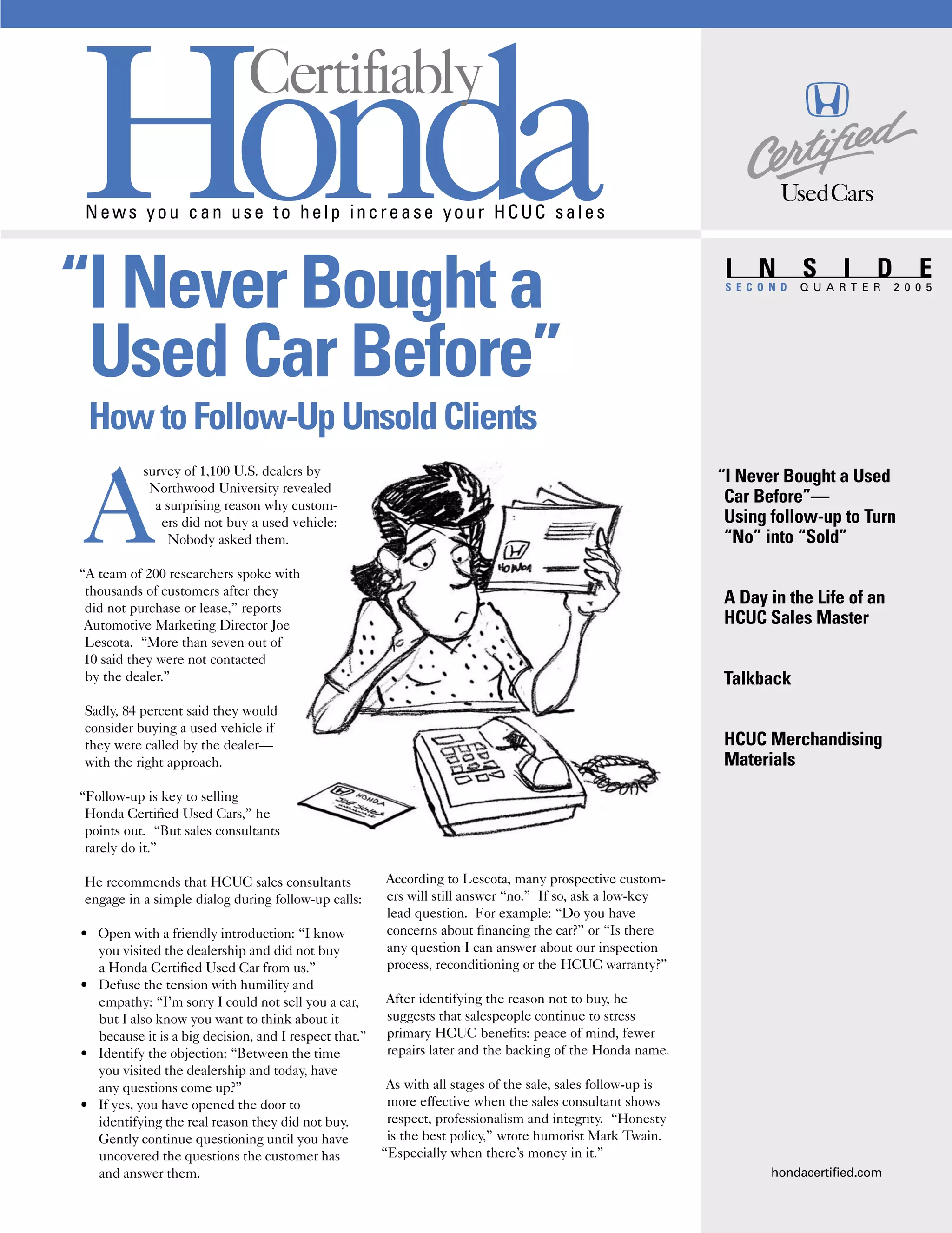 Honda newsletter | PDF