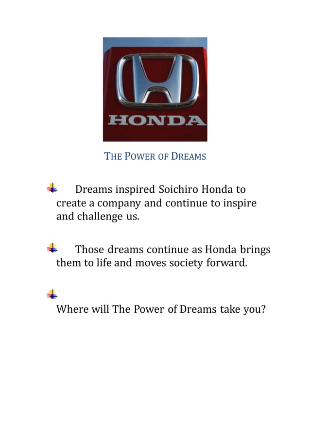 Honda operation management..ninad | DOCX