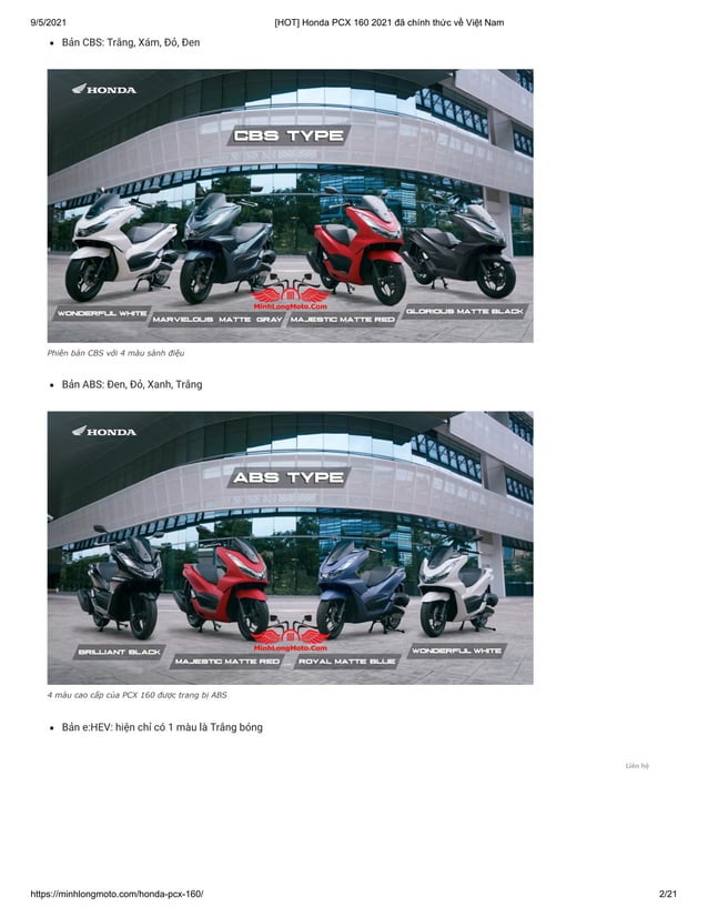 Honda pcx 160 2021 | PDF