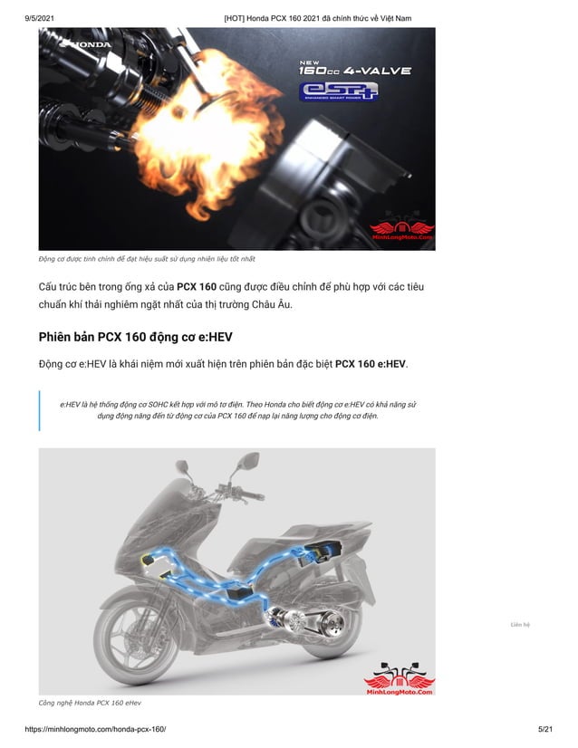 Honda pcx 160 2021 | PDF
