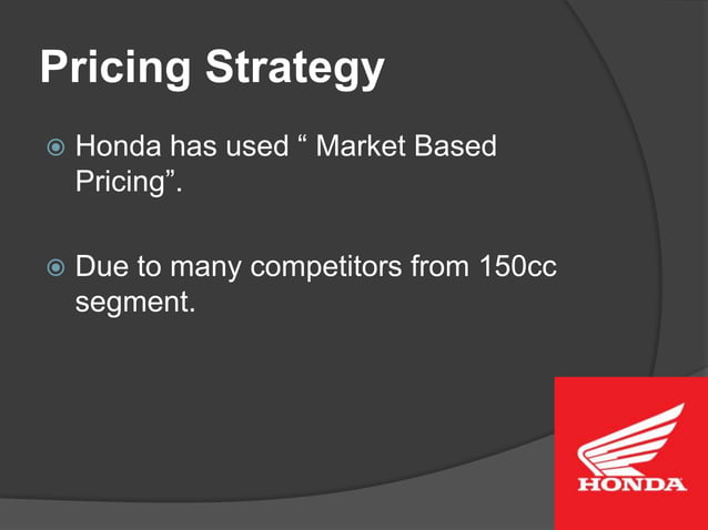 Honda ppt | PPTX | Motorcycle Sports | Auto Racing