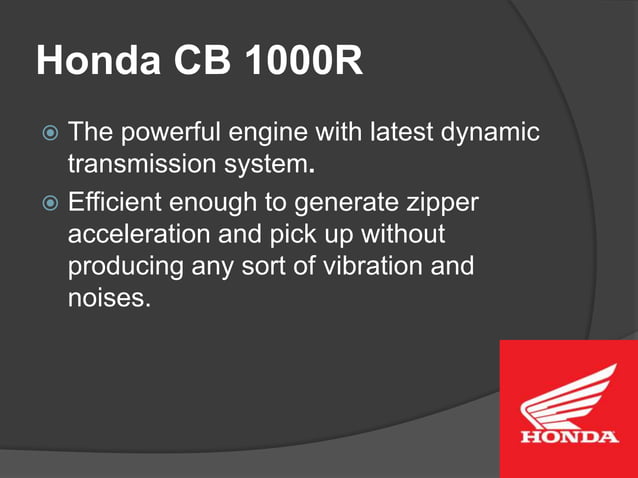 Honda ppt | PPTX | Motorcycle Sports | Auto Racing