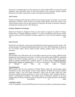 Honda report | DOCX