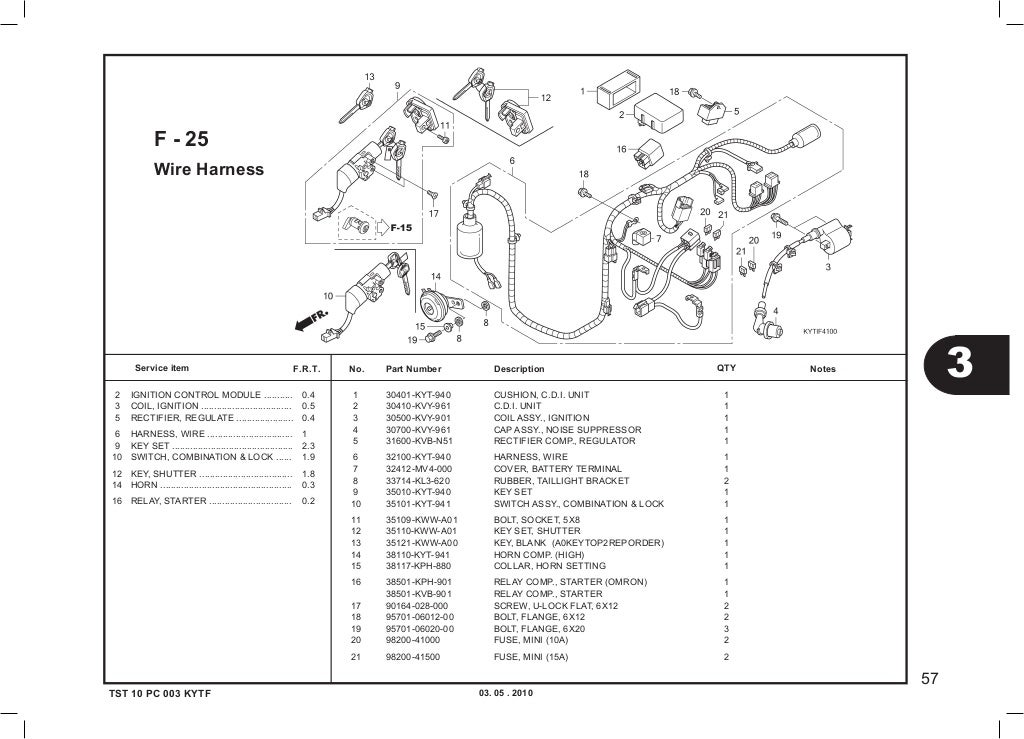 Honda scoopy parts manual