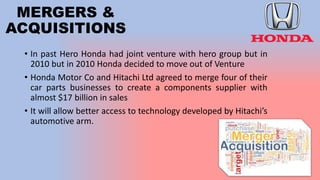 Honda's strategic management | PPTX