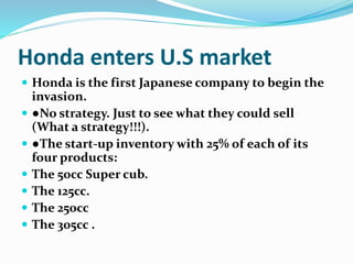 Honda’s strategy | PPT