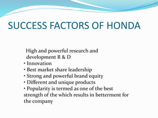 Honda’s strategy | PPT