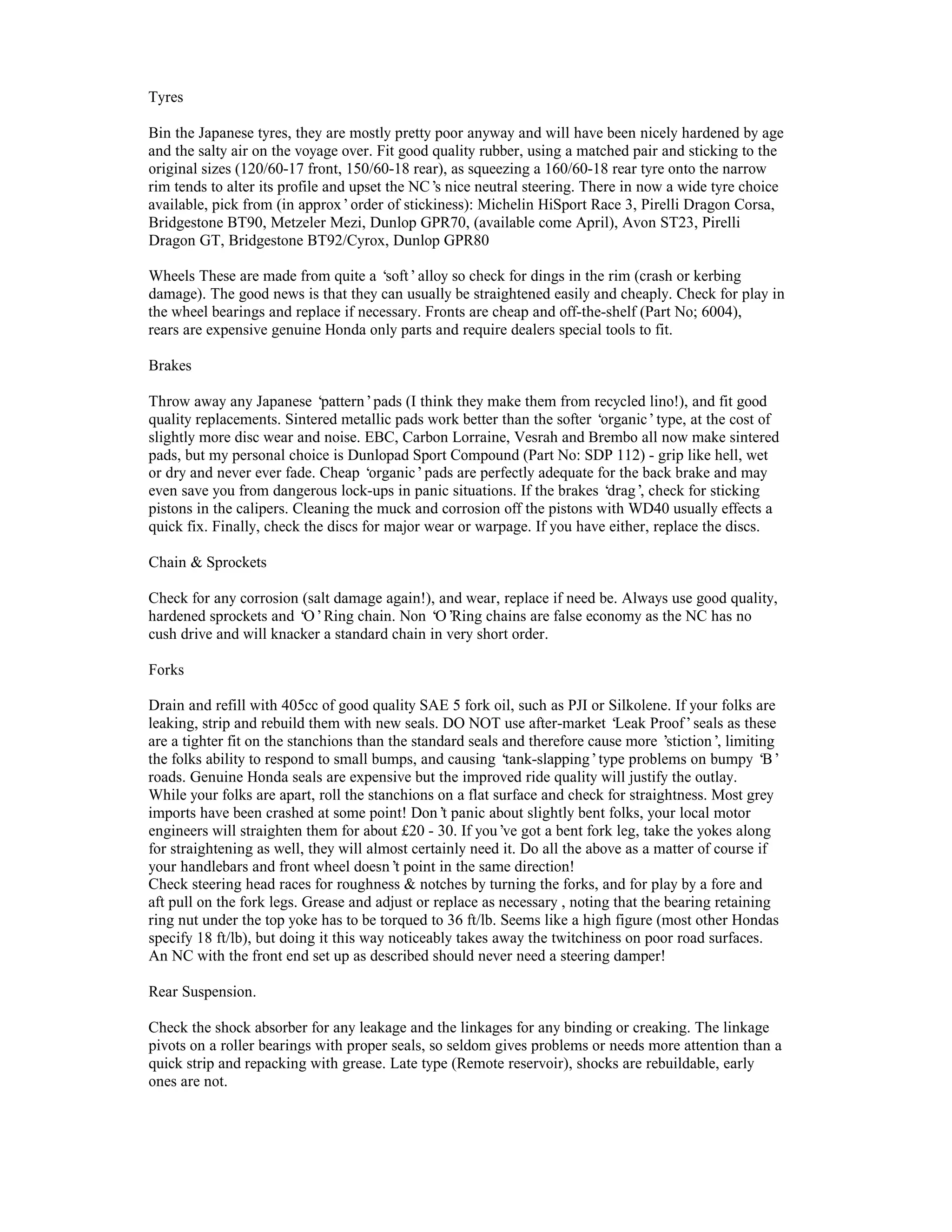 Honda vfr 400 nc30 checklist buyer guide | PDF