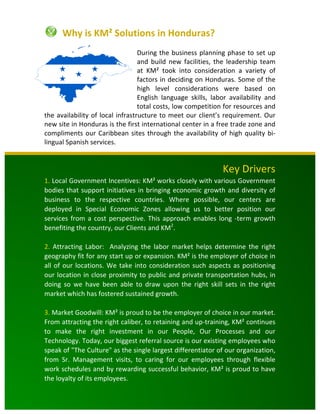 Honduras fact sheet | PDF