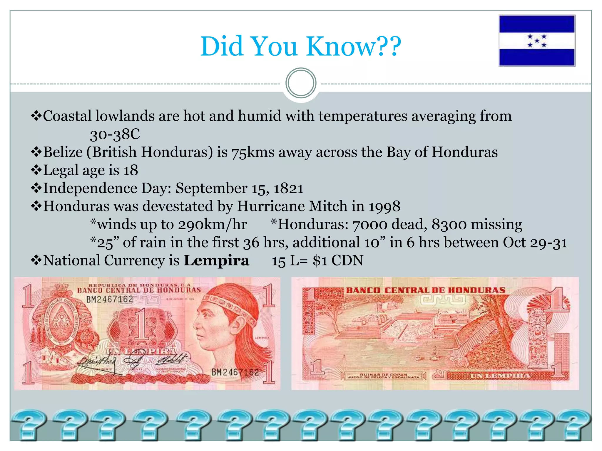 Honduras Power Point | PPTX