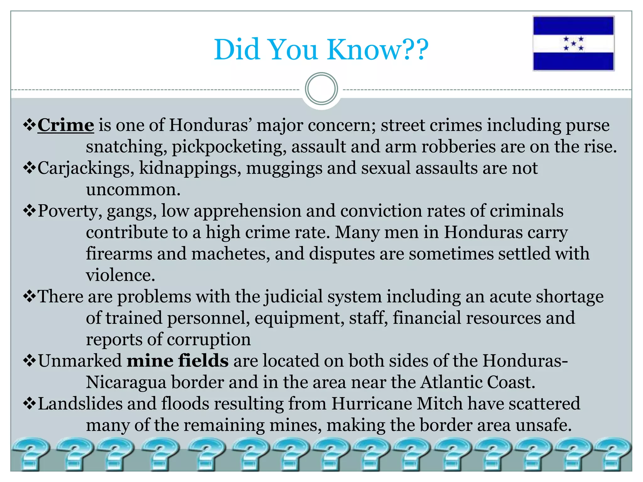 Honduras Power Point | PPTX
