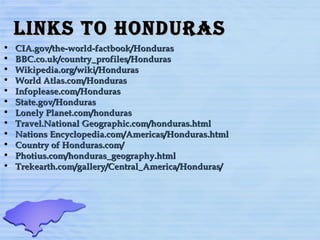 Honduras Template | PPT